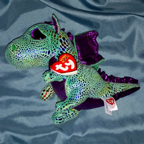 Ty | Toys | Ty Beanie Boos Cinder The Dragon Must See | Poshmark